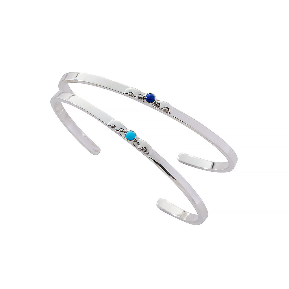 Sterling Silver Thin Kissing Bear Cuff – The Golden Bear