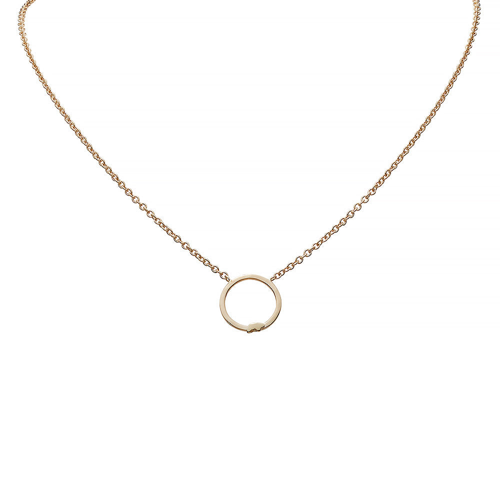 Hammered Circle Pendant – The Golden Bear